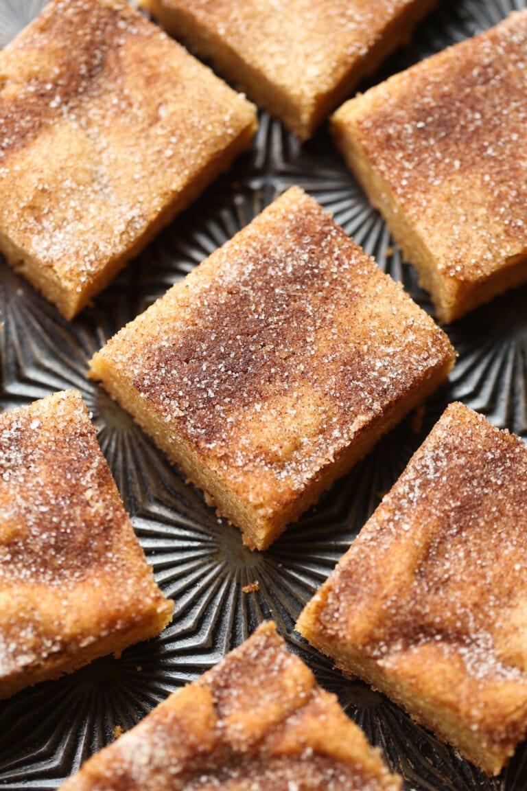 Churro Bars - Buttery Cinnamon Sugar Cookie Bars