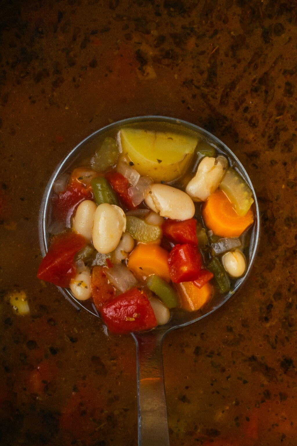 Instant Pot Vegetable Soup | Cookies and Cups