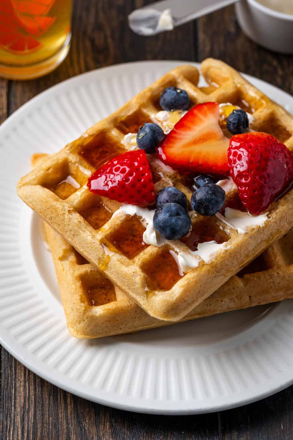 Perfect Waffles | Cookies and Cups