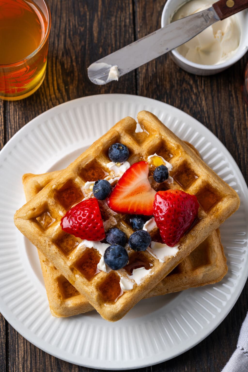 Perfect Waffles | Cookies and Cups