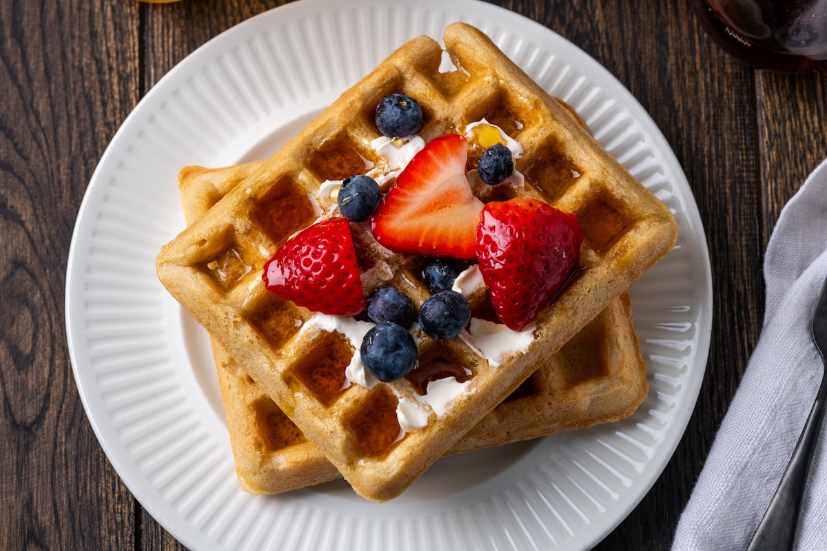 Perfect Waffles | Cookies and Cups