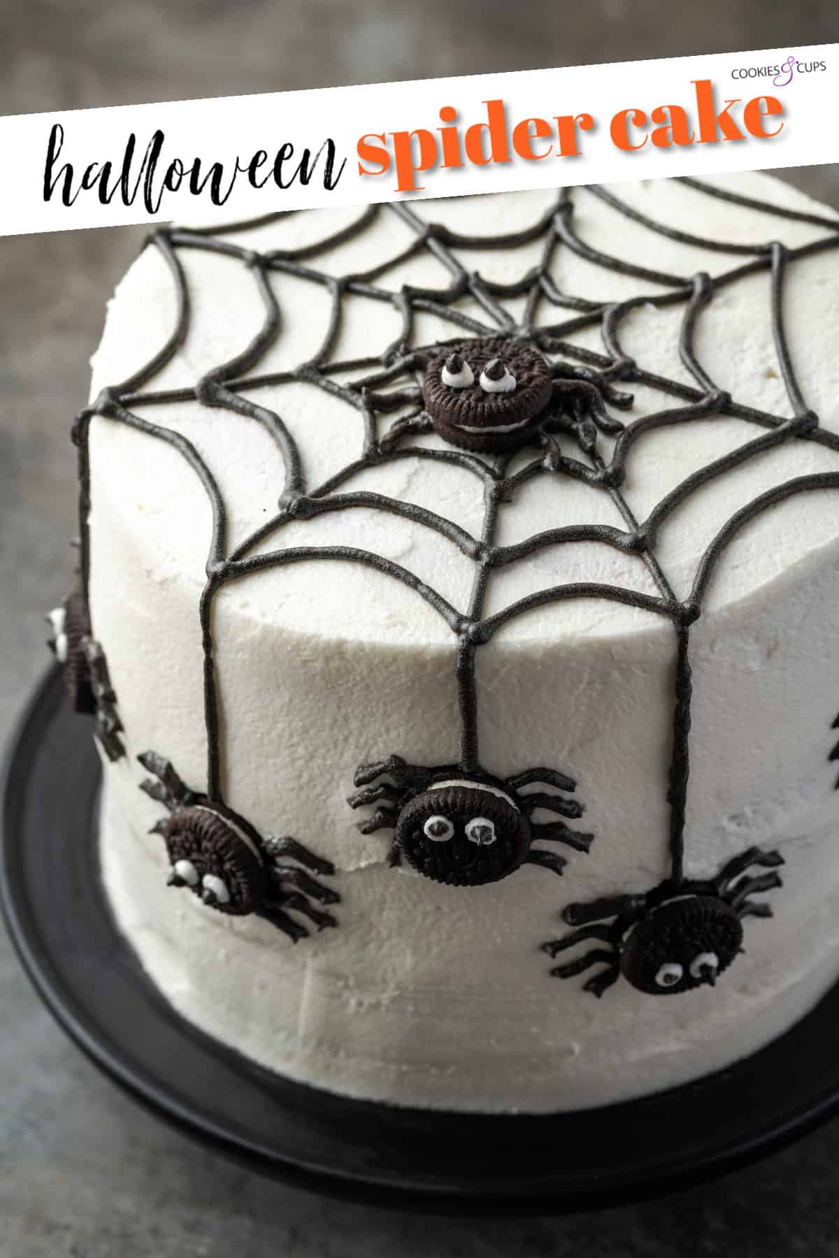 Spider Cake | Cookies & Cups