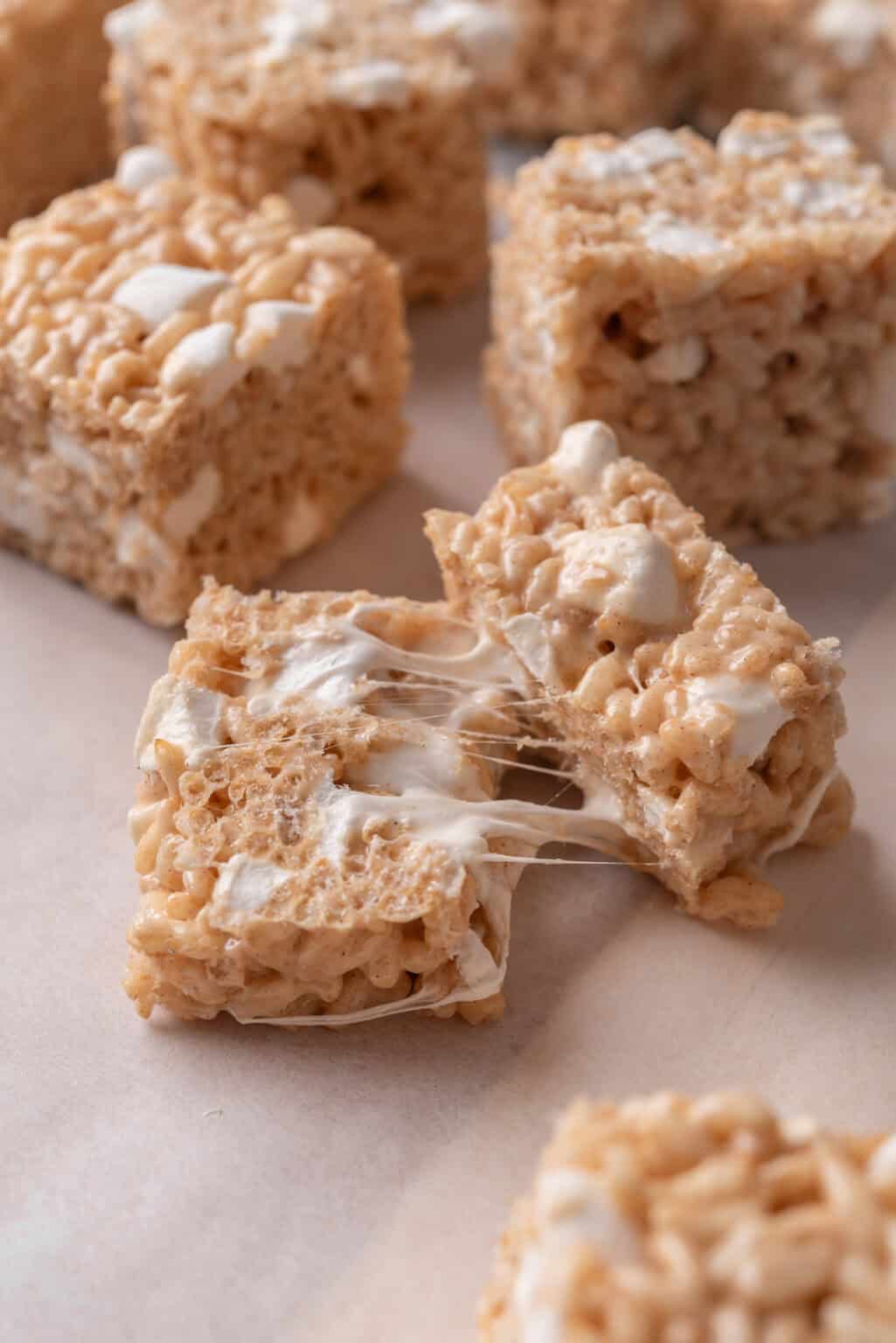 Brown Butter Rice Krispie Treats | Cookies & Cups