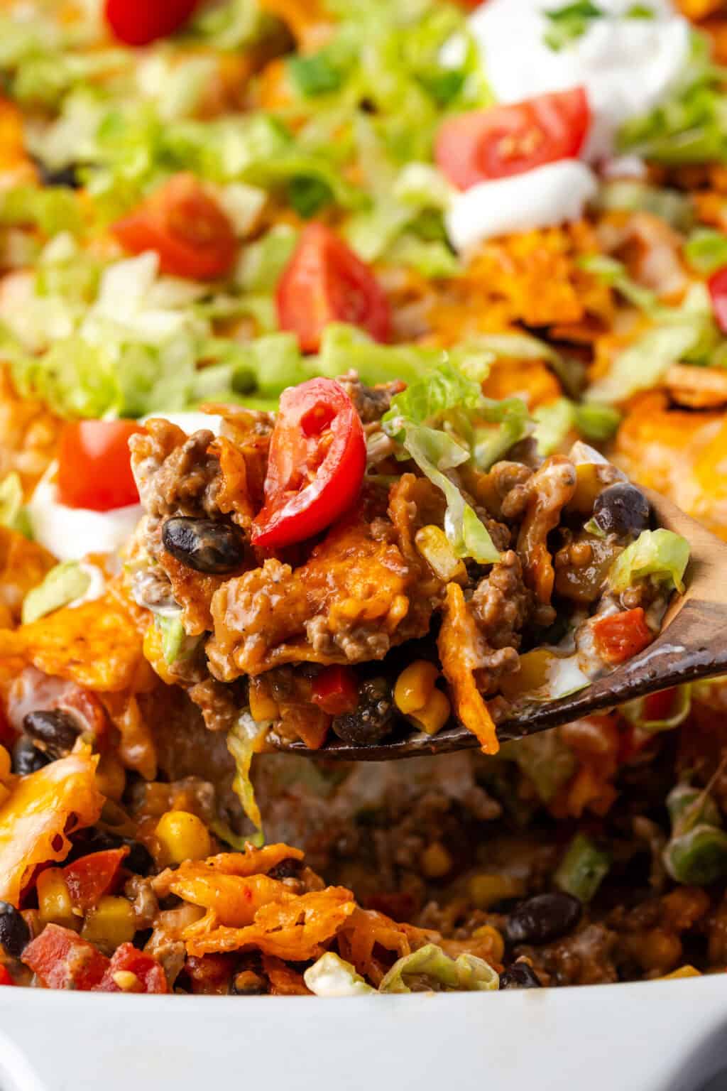 Taco Casserole | Cookies & Cups