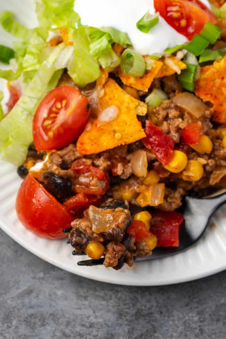 Taco Casserole | Cookies & Cups