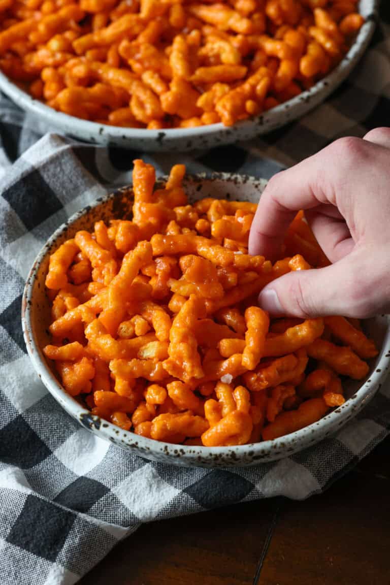 Caramel Cheetos - Cookies and Cups