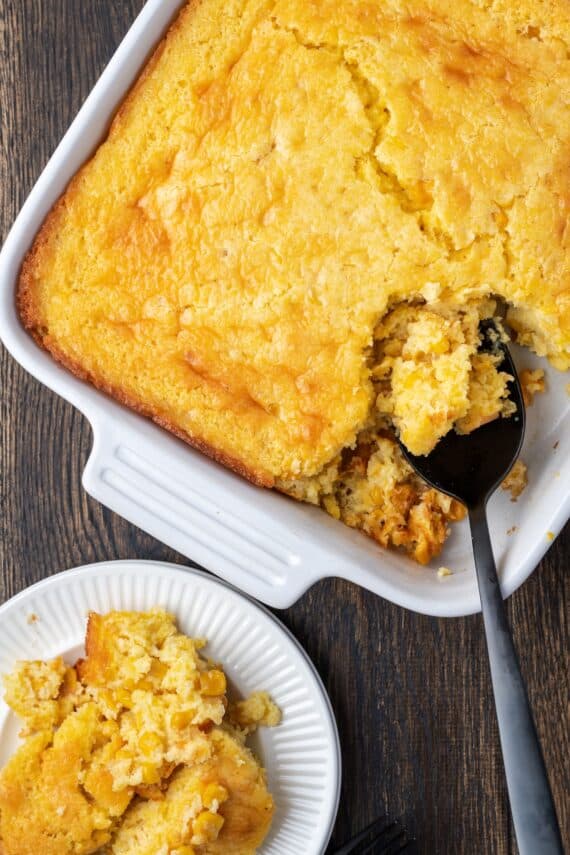 Old-Fashioned Spoon Bread Recipe | Cookies & Cups